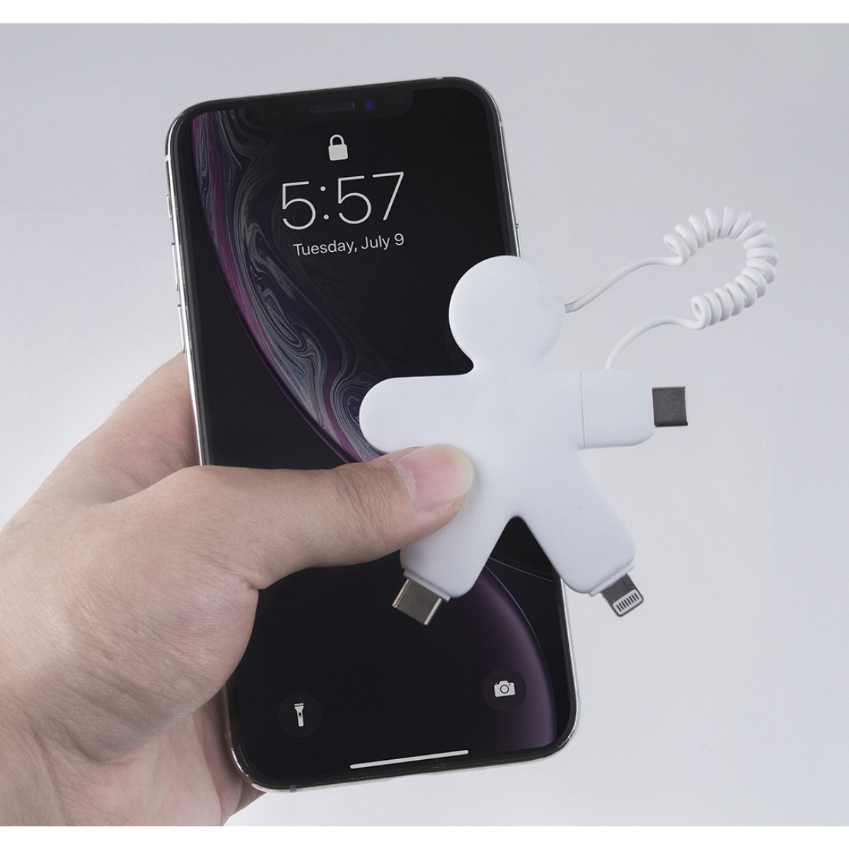 cable multi connecteur Buddy cable Bio Blanc - Dream Act Pro