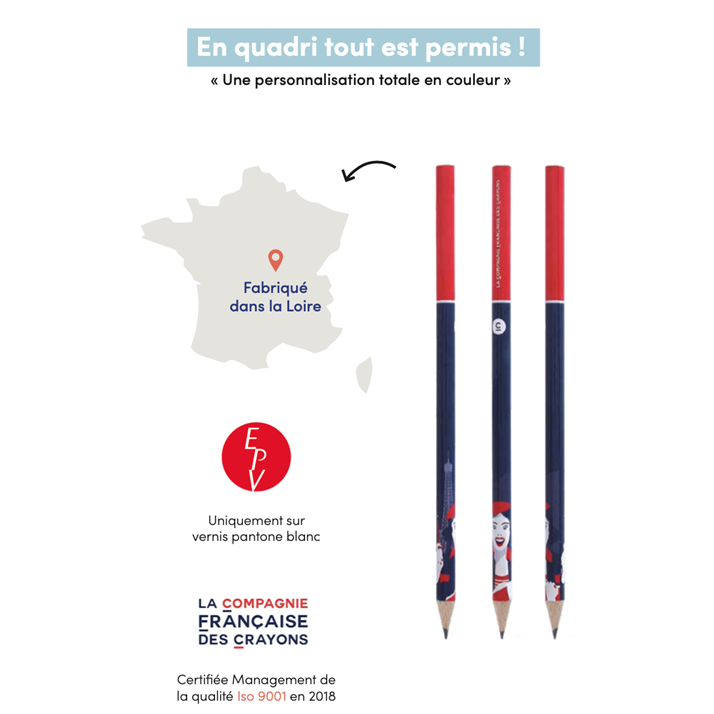 Votre crayon quadri fabriqué en France - Dream Act Pro