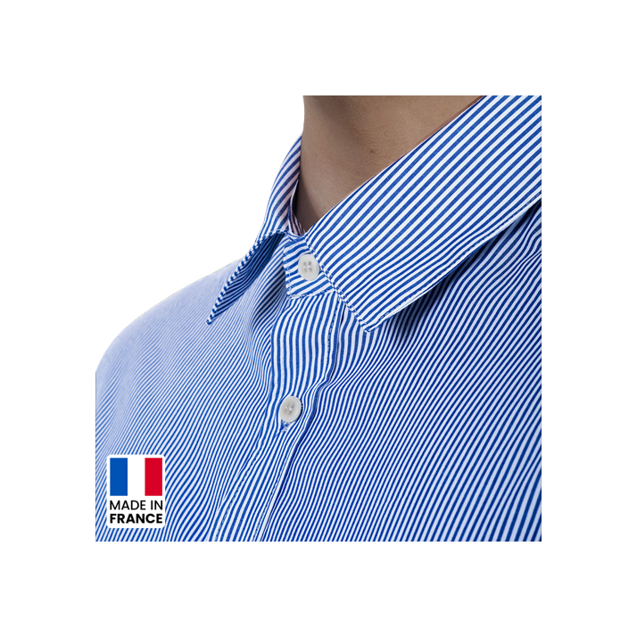 Chemise à rayures homme Made in Europe personnalisable - Dream Act Pro